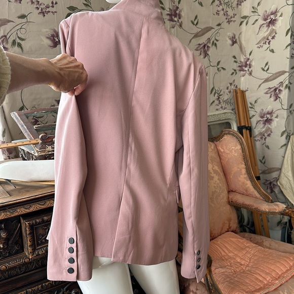 Ovi | Jackets & Coats | As Is Summer Fabric Vintage Dusty Rose Jacket ...